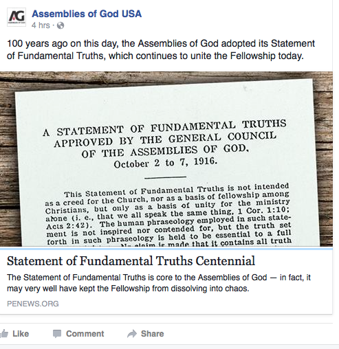 Statement of Fundamental Truths Turns 100 | Daniel D. Isgrigg